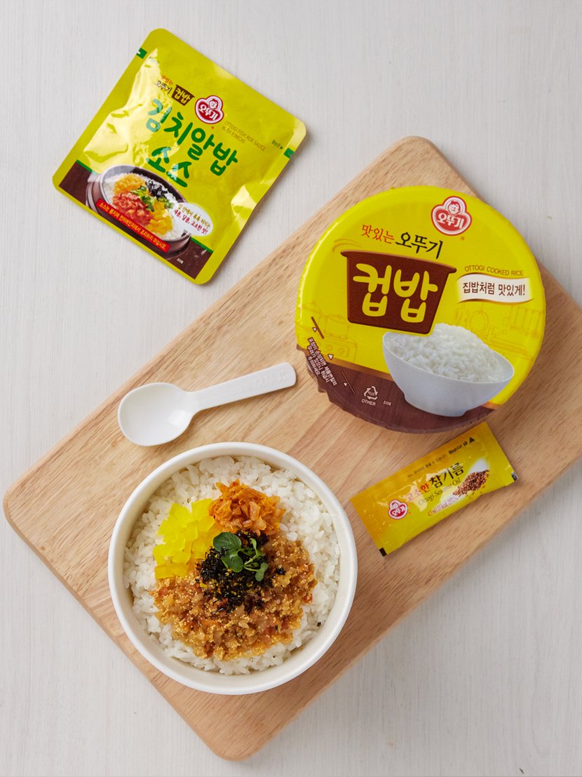 ktown4u.com : [Ottogi] Cup Rice - Kimchi Fish Roe Rice 192g*1EA